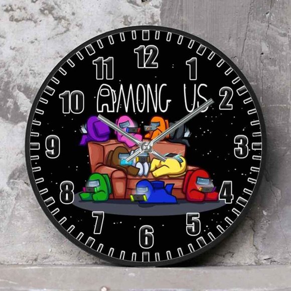 Clock | Wall Decor | Among Us The Game Clock Wall Clock New | Poshmark